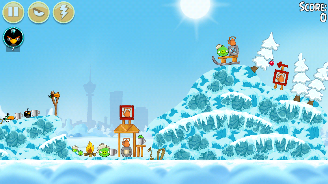Angry Birds Seasons On Finn Ice Review (iOS): o calatorie aviara in ...
