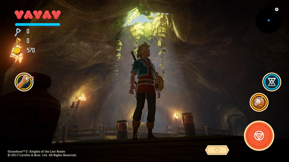 Oceanhorn 2 vine pe Android, bazat pe Unreal Engine 4
