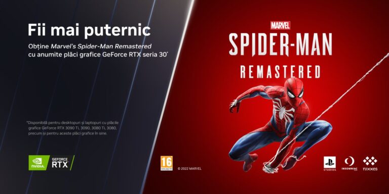 Cumperi GeForce RTX, primești Marvel’s Spider-Man Remastered pentru PC ...