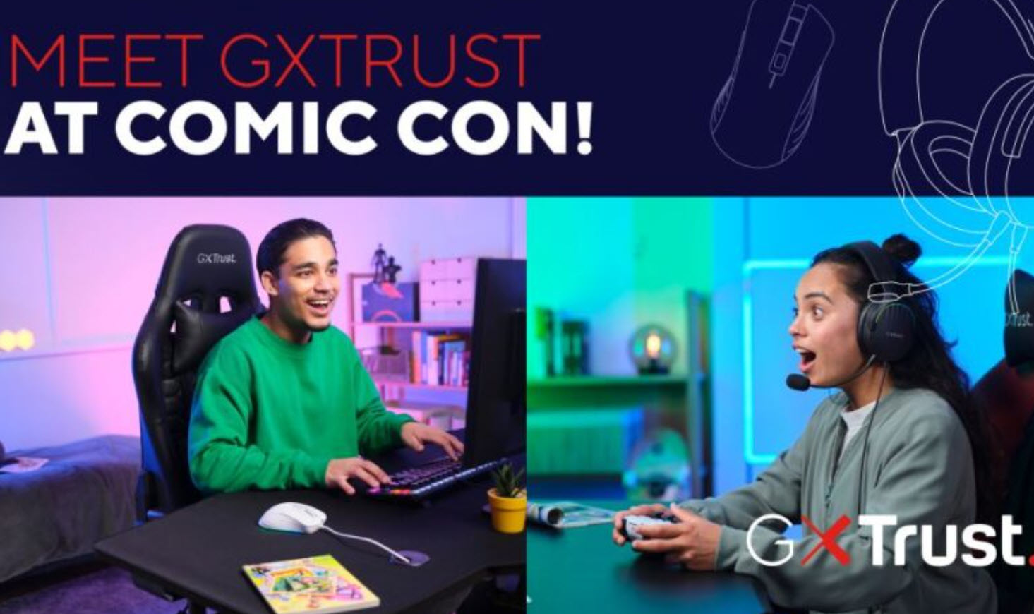 Trust la Comic Con România 2025 cu periferice GXT în premieră și ...